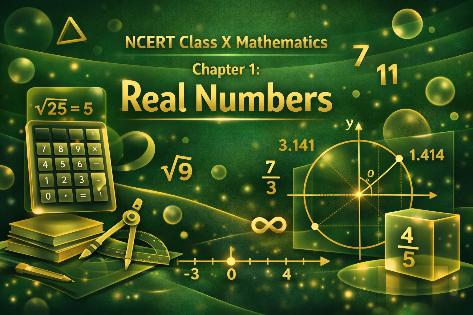 Real Numbers Class 10 MCQs (50 Questions) – NCERT Chapter 1 with Answers